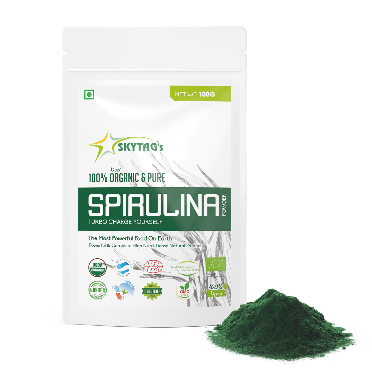 ORGANIC SPIRULINA POWDER – SkyTag